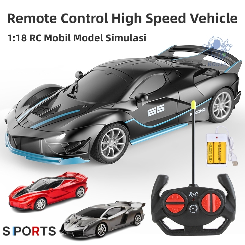 Jual NODIA 1:18 Mainan Mobil Remote Control / Mobil Sport Radio Kontrol ...