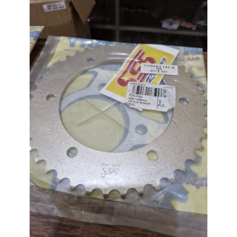 Jual Gear/Gir SSS Racing Tipe 415H Slim/Tipis Ukuran 43 Dan 47 (Belakang Aja) - All New Yamaha ...
