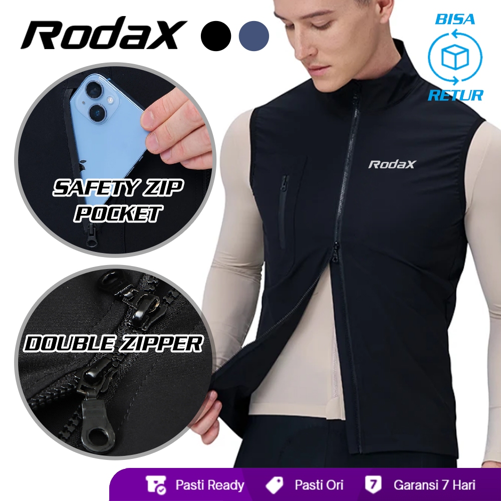 Jual RodaX Marshall Gilet Double Zipper Risleting Kepala Dobel 2-ways ...