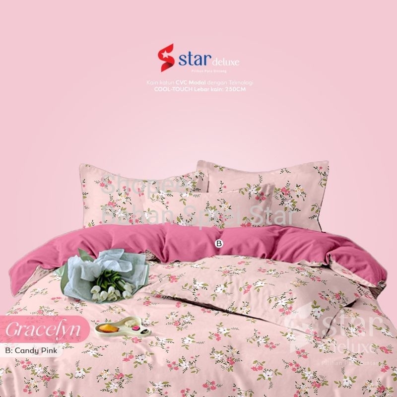 Jual Bahan Kain Sprei Star - Gracelyn | Shopee Indonesia