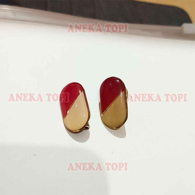 Jual Pin Merah Putih Oval Pin Bros Bendera Merah Putih Model Oval Pin ...