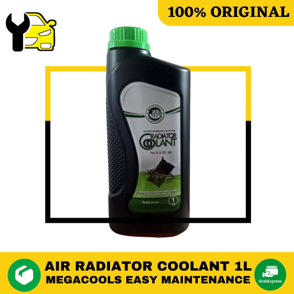 Jual Radiator Coolant Megacools 1L Hijau Aman Optimal | Shopee Indonesia