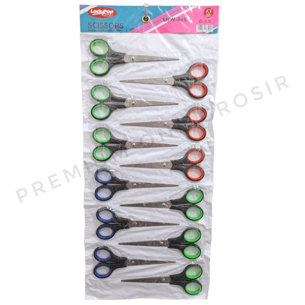 Jual 1 Renteng Gunting Ukuran Tanggung/Sedang | Shopee Indonesia