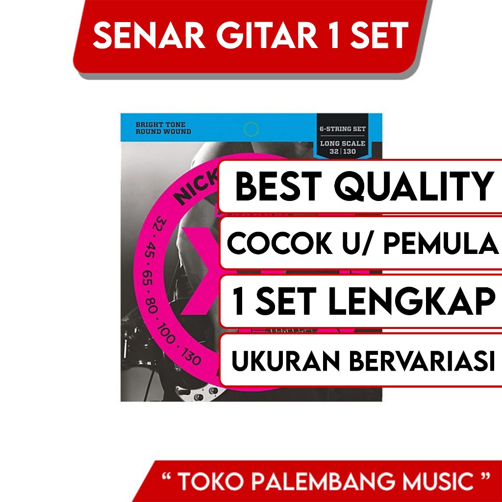 Jual Senar Gitar Bass EXL170 EXL170-5 4 SENAR 5 SENAR | Shopee Indonesia