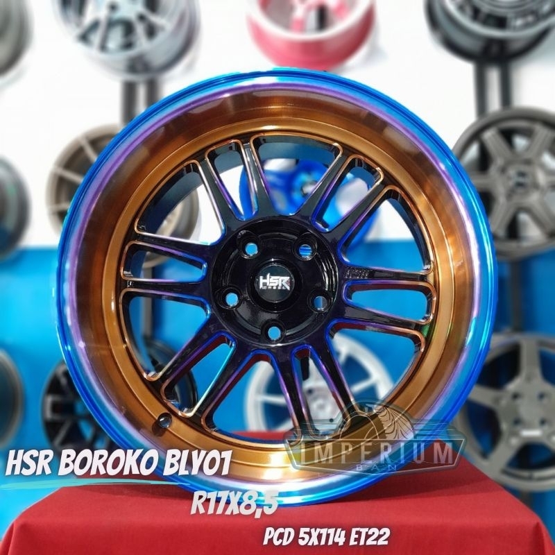 Jual Velg Mobil Terbaru Hsr Boroko Bly01 Ring 17 Spek Innova Hrv Granmax Xpander Rush Accord Dll ...