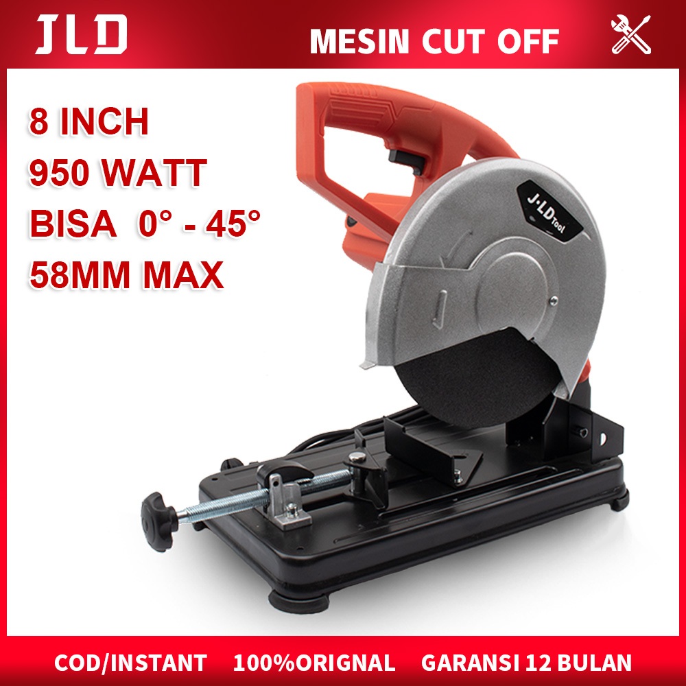 Jual JLD Mesin Cut Off 950W Mesin Pemotong Besi 8 Inch Multifungsi ...