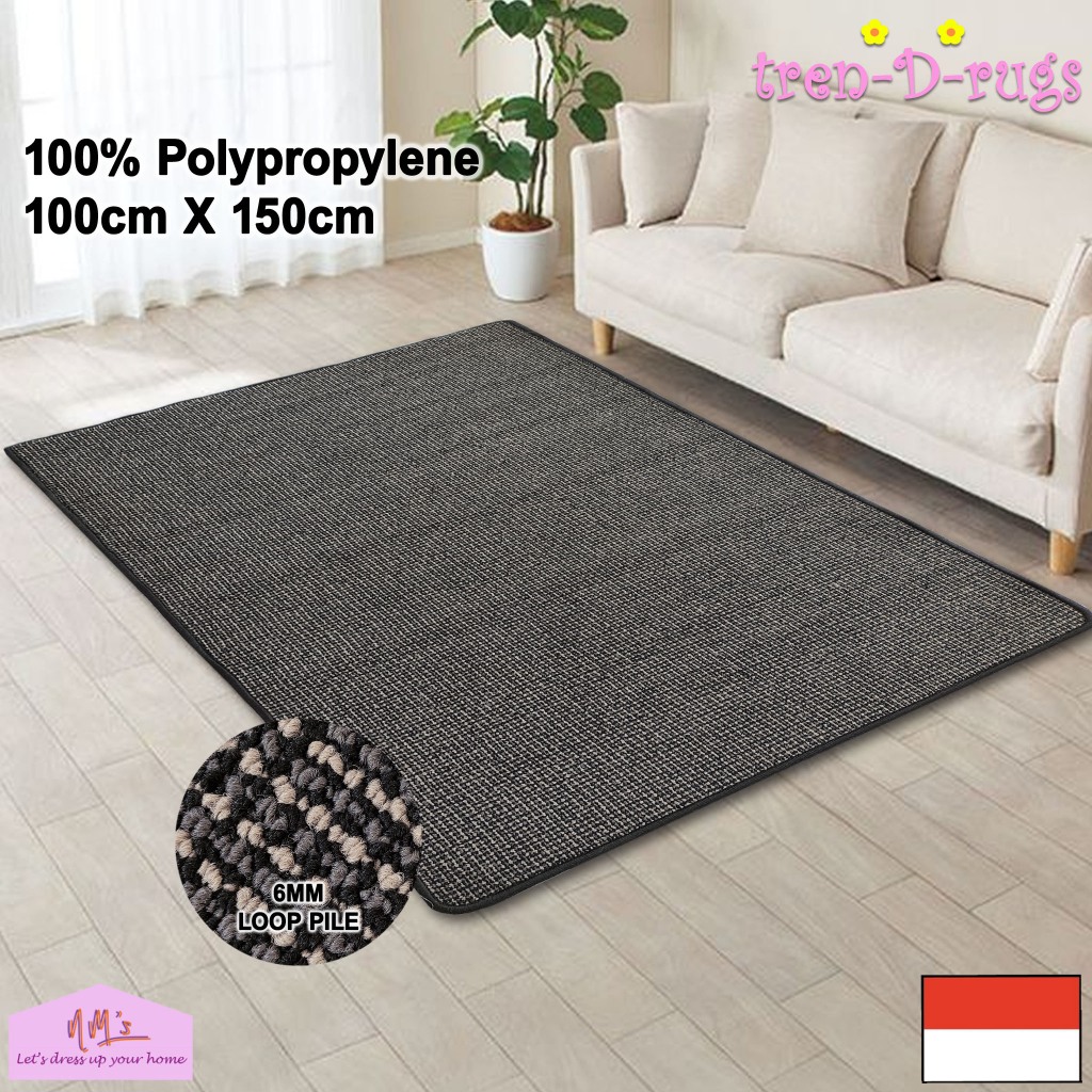 Jual Karpet Polypropylene Polos Lantai Ruang Tamu Tidur Permadani ...