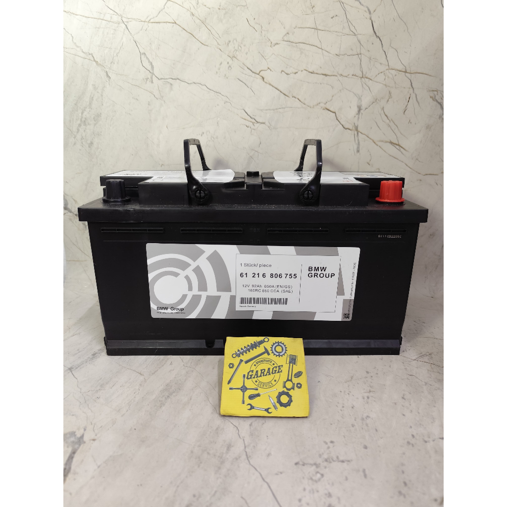 Jual AUXILIARY BATTERY BMW 92AH 850A E46 E60 E90 E92 F30 F32 F34 ( 6121 ...