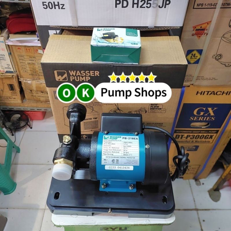 Jual POMPA WASSER PB 218 EA POMPA PENDORONG DORONG BOOSTER OTOMATIS 200 WATT | Shopee Indonesia