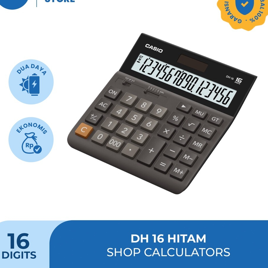 Jual Original Kalkulator CASIO DH 16 - Calculator Desktop Kalkulator ...