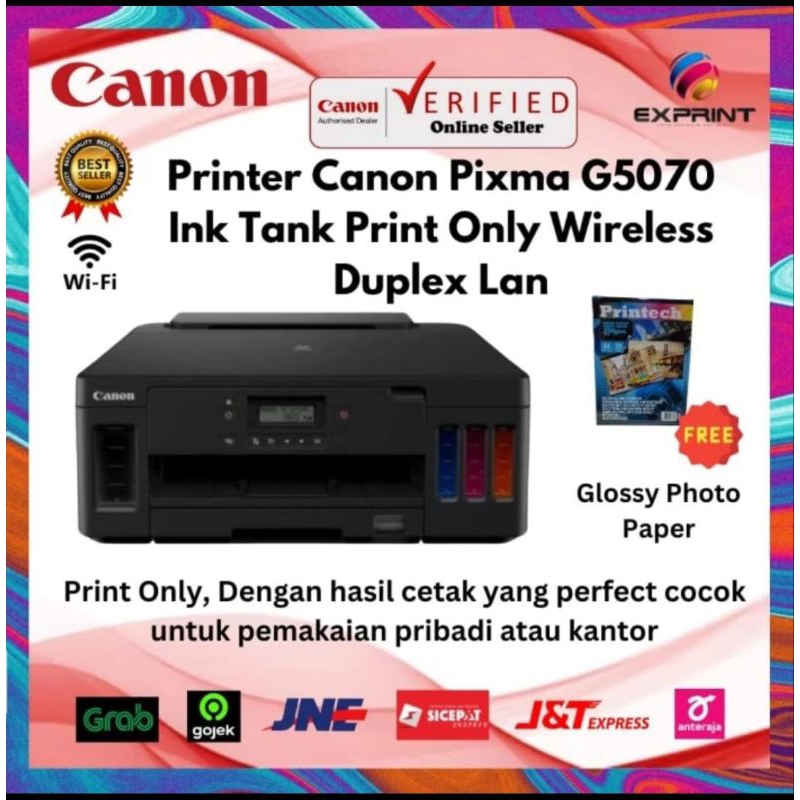 Jual Printer Canon Pixma G5070 Print Wifi LAN Duplex Printer - Print ...