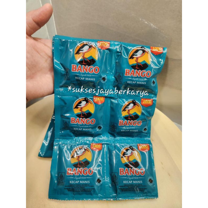 Jual Kecap Manis Bango Sachet kemasan 18 ML Surabaya | Shopee Indonesia