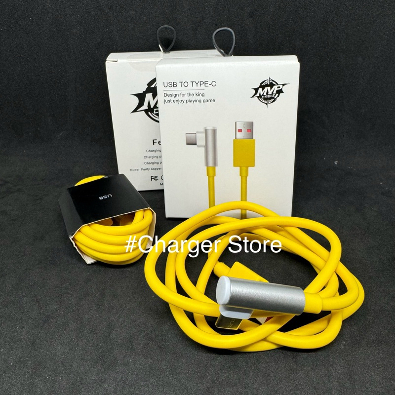 Jual Kabel Data 120W Type C Gaming MVP ORIGINAL Fast Charging Turbo ...