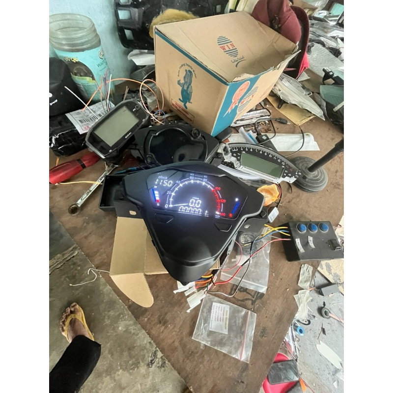 Jual speedometer honda beat karbu custom digital | Shopee Indonesia