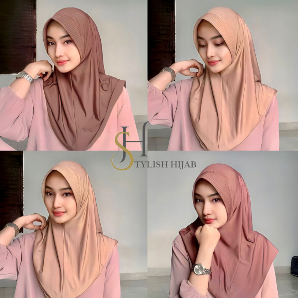 Jual KERUDUNG BERGO SIMPLE PET II JERSEY PREMIUM II SIZE M | Shopee ...