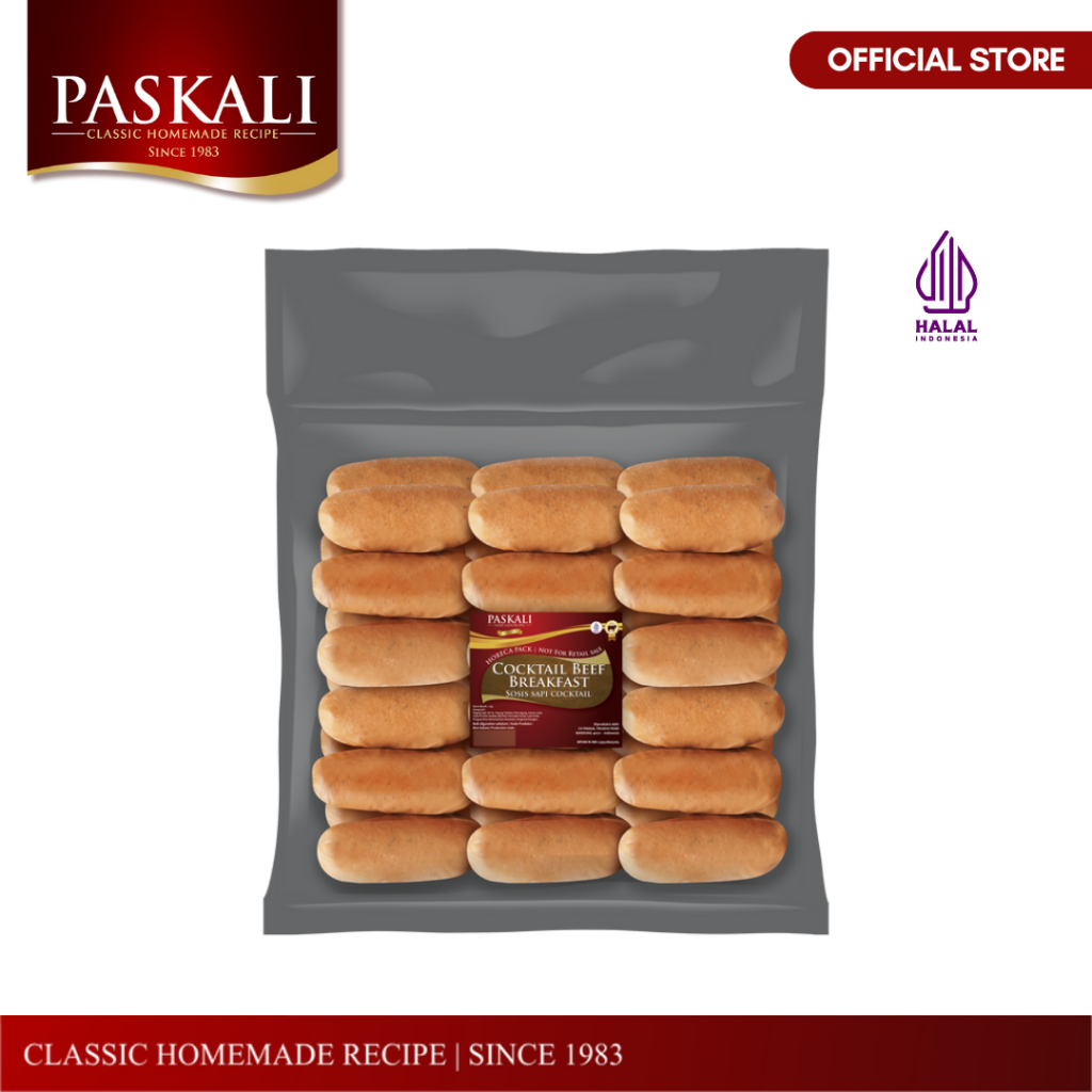 Jual Cocktail Beef Breakfast Paskali 1000 Gram isi 40 (sosis sapi ...