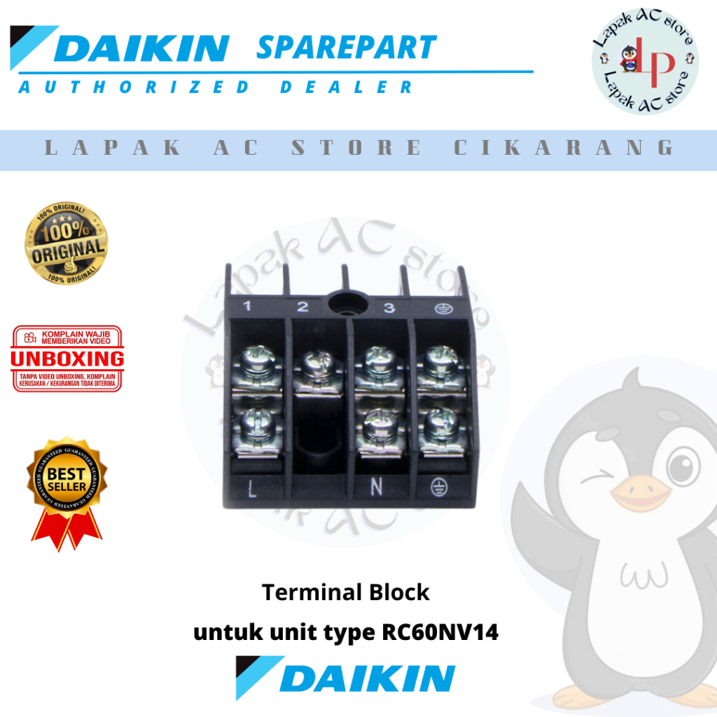 Jual Terminal Block Outdoor AC DAIKIN Thailand 2,5 PK RC60NV14 | Shopee ...