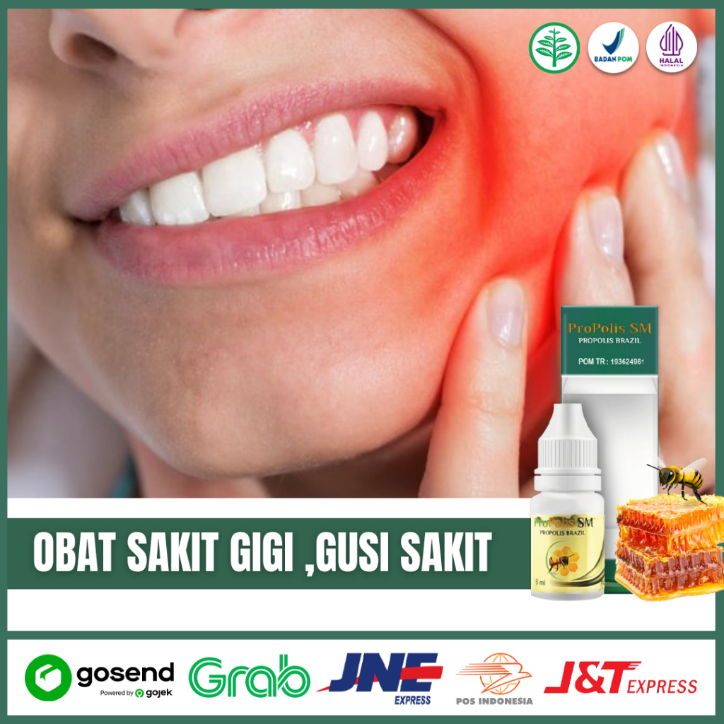 Jual Obat Sakit Gigi, Gigi Ngilu Gusi Bengkak Pembengkakan Gusi ...