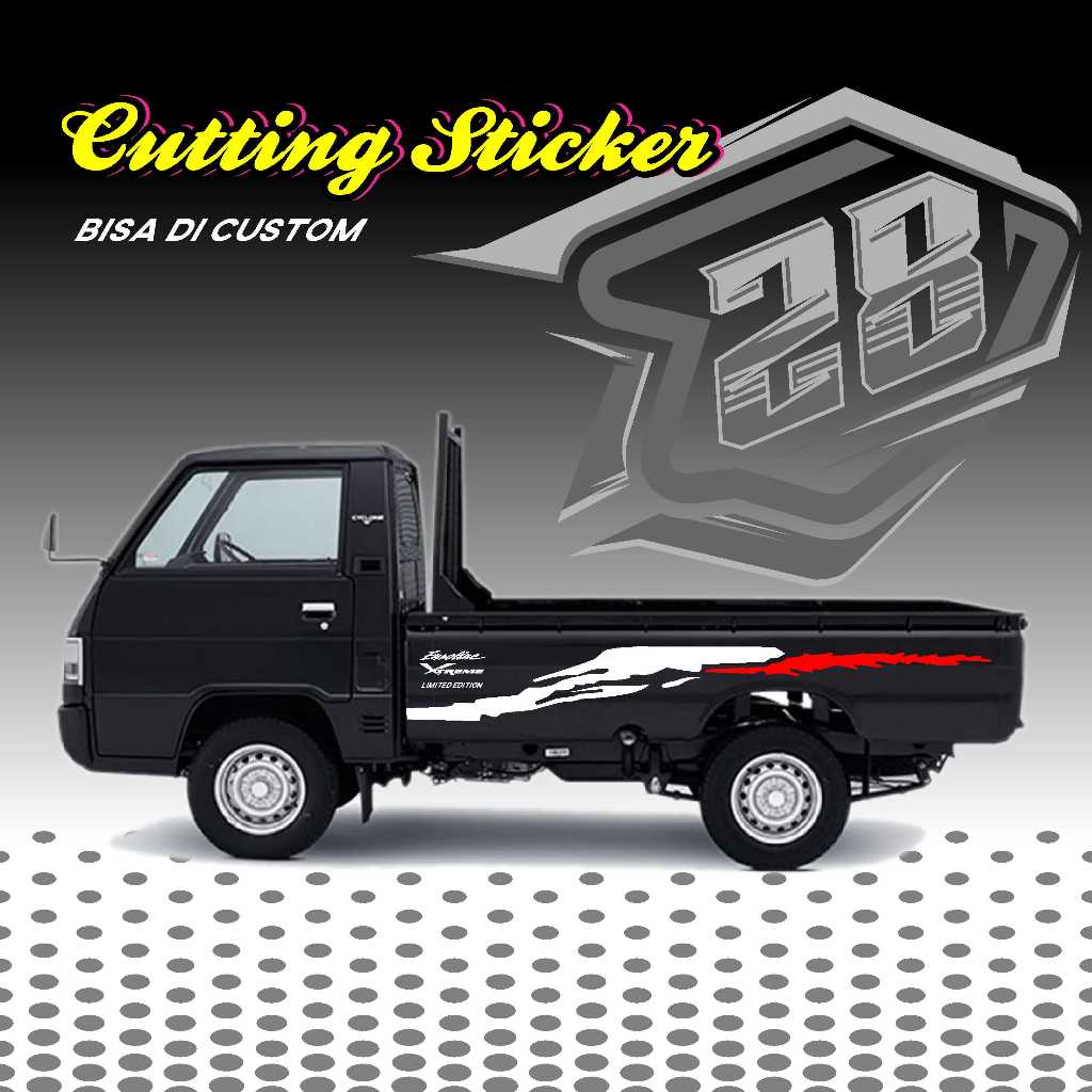 Jual CUTTING STICKER BISA CUSTOM, L300, GRAN MAX, COLT | Shopee Indonesia