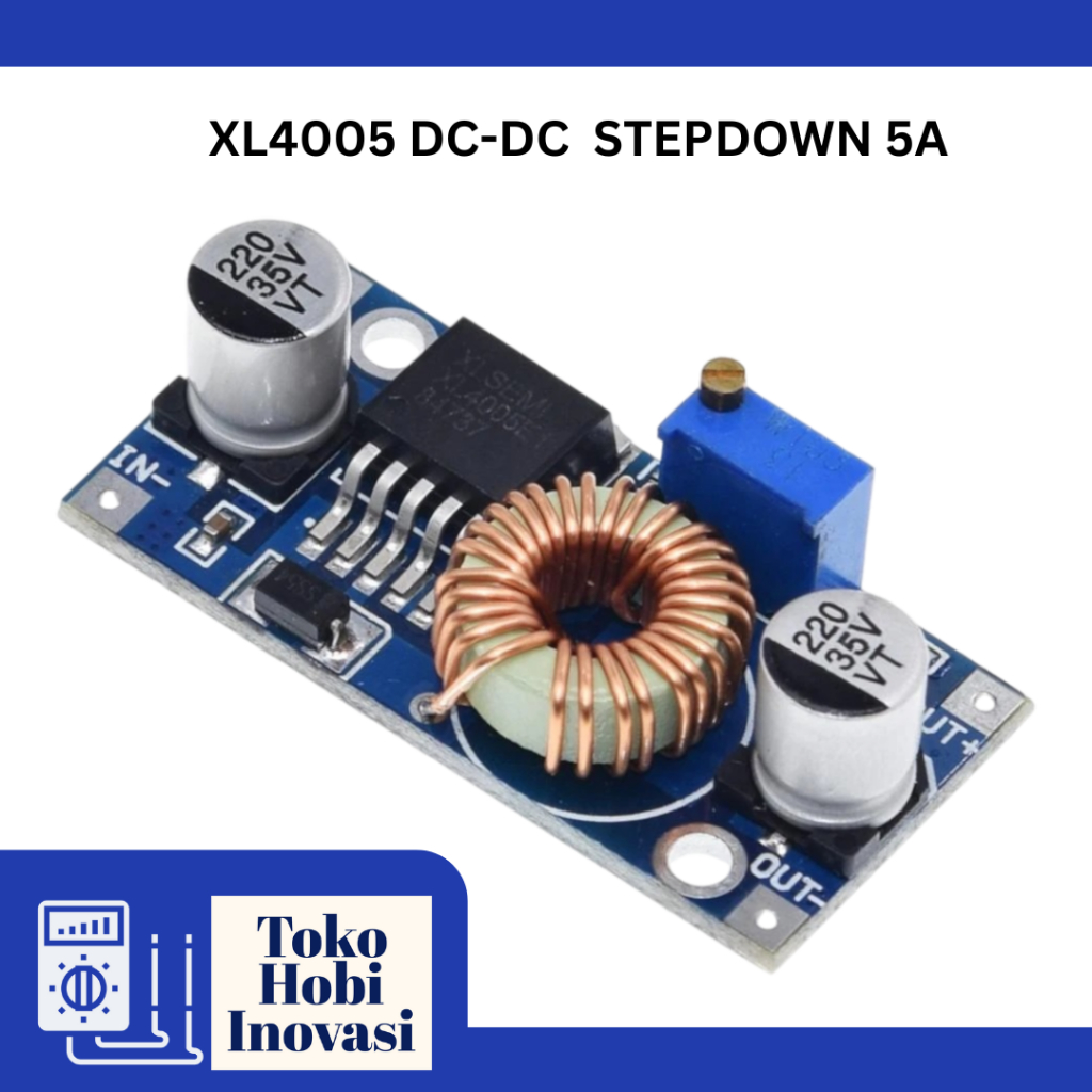 Jual XL4005 DC-DC STEP DOWN ADJUSTABLE POWER SUPPLY MODULE BUCK ...