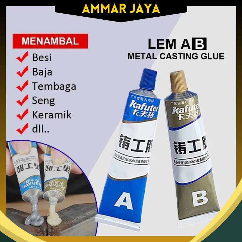 Jual LEM BESI 5 MENIT LEM CAMPUR EPOXY LEM BESI KAYU PLASTIK SERBAGUNA ...