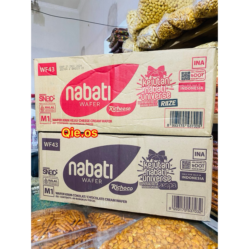 Jual nabati karton nabati dus coklat keju eceran 2000 isi 60 | Shopee ...