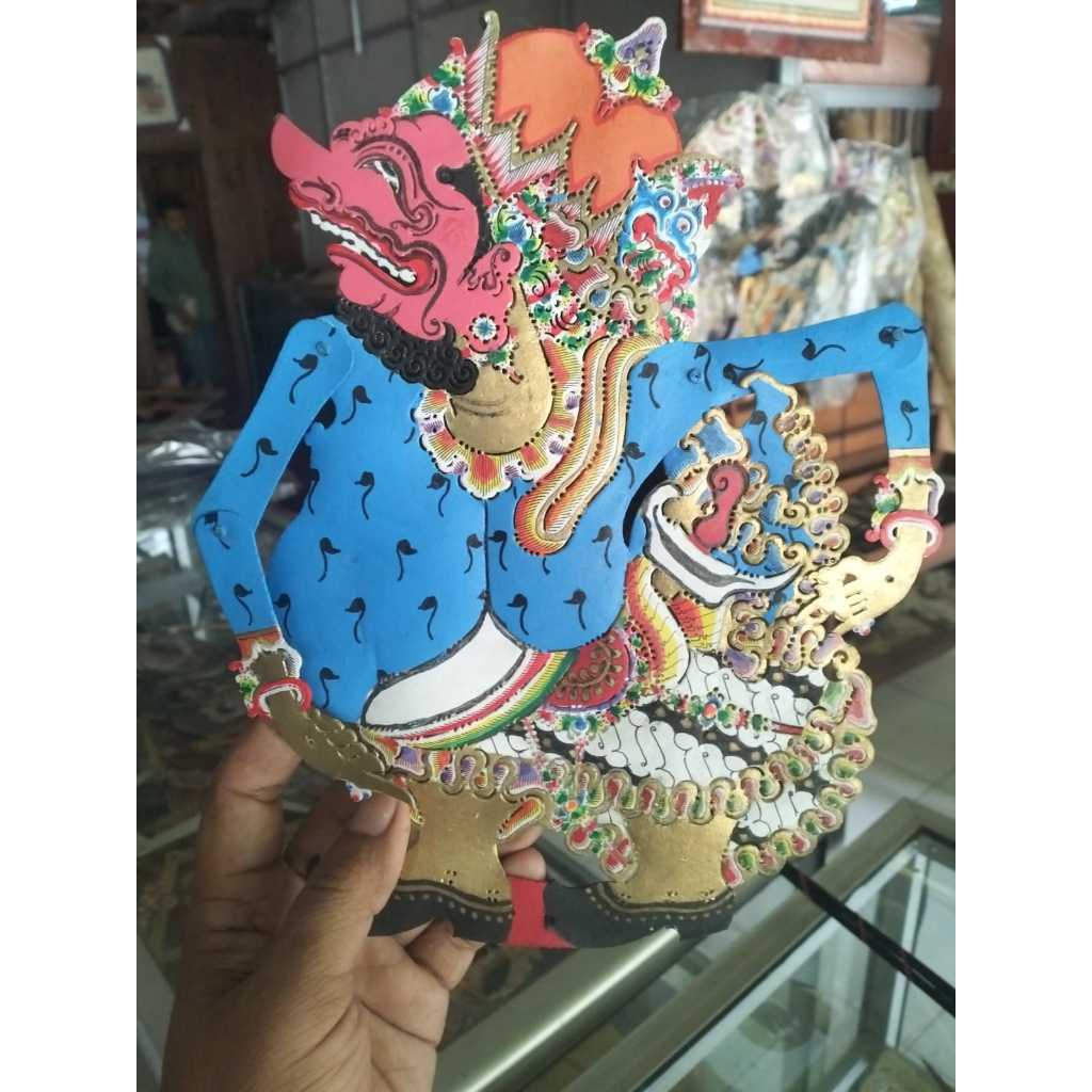 Jual Wayang Kulit Kidangan Super Halus Batara Narada | Shopee Indonesia