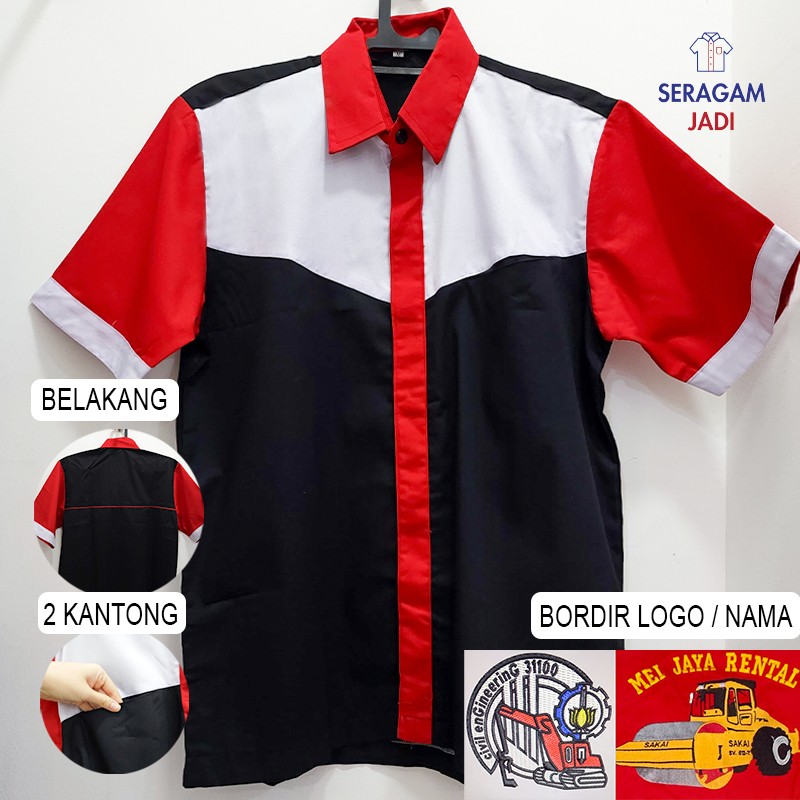 Jual Seragam Kemeja Baju Kerja Lapangan Kantor Karyawan Perusahaan ...