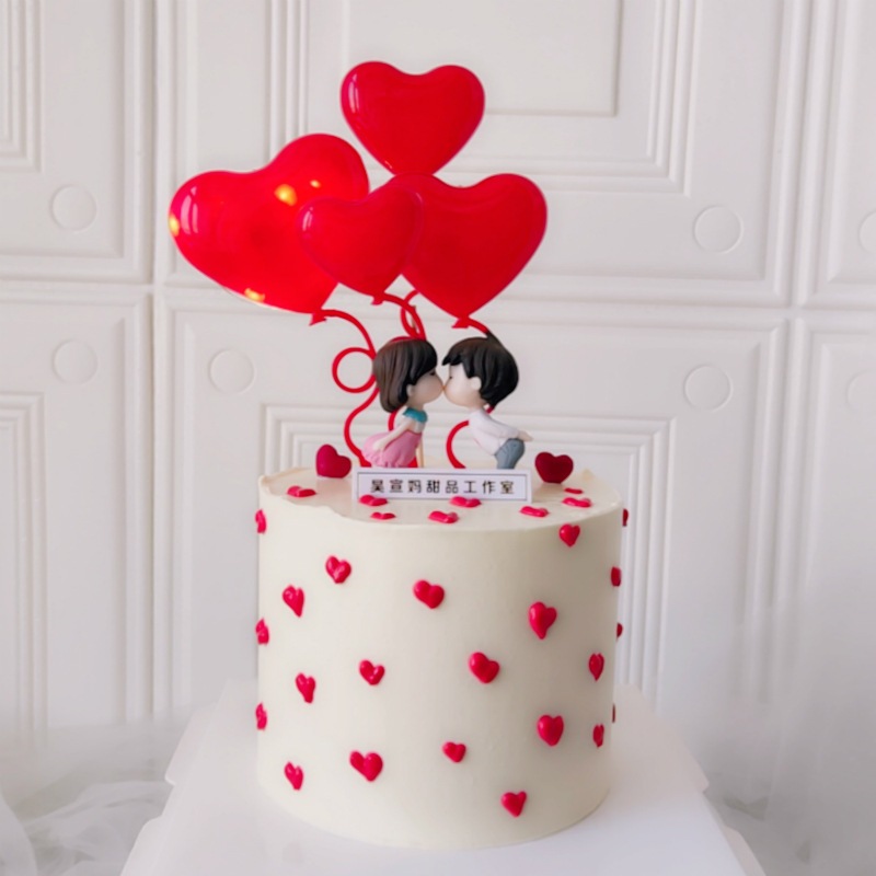 Jual Topper Set Love Spiral / Hiasan Kue Ulang Tahun Bentuk Hati ...
