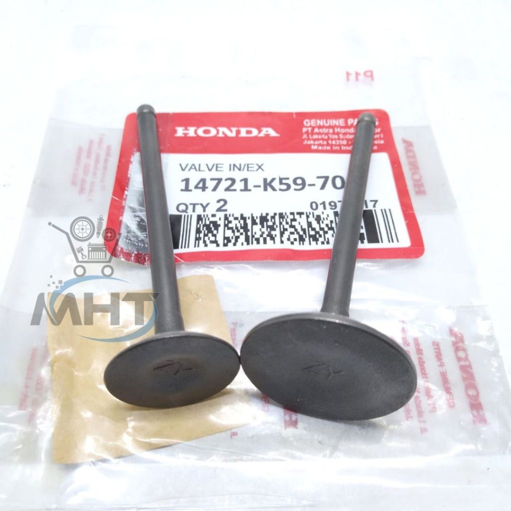 Jual KZR KWN K59 Klep Set Vario 150 Klepset Payung In Ex Motor Vario 125 FI F1 Techno Old Lama ...