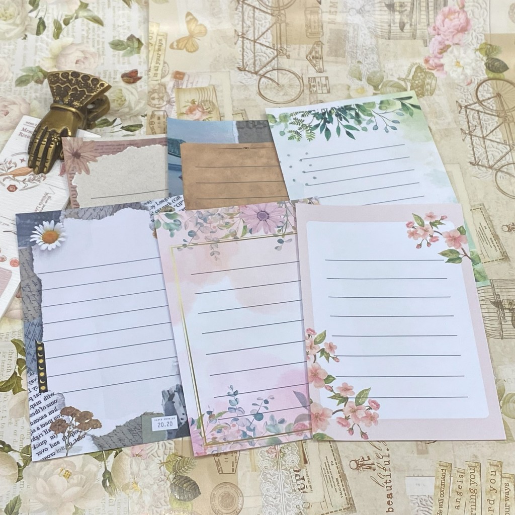 Jual 1 Set Kertas Surat Dan Amplop Mini Aesthetic Lucu Vintage Untuk ...