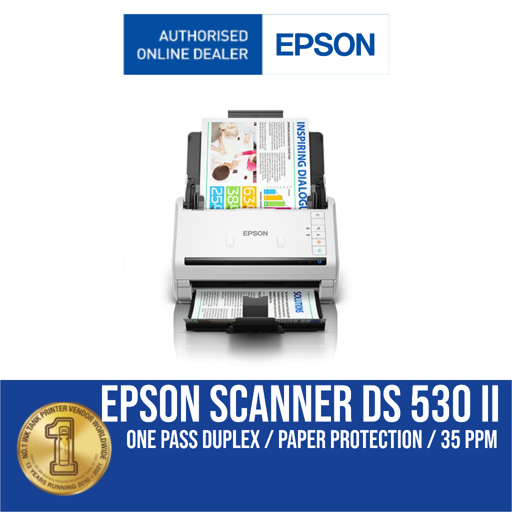Jual Epson WorkForce DS-530 II A4 Duplex Sheet-fed Document Scanner ...