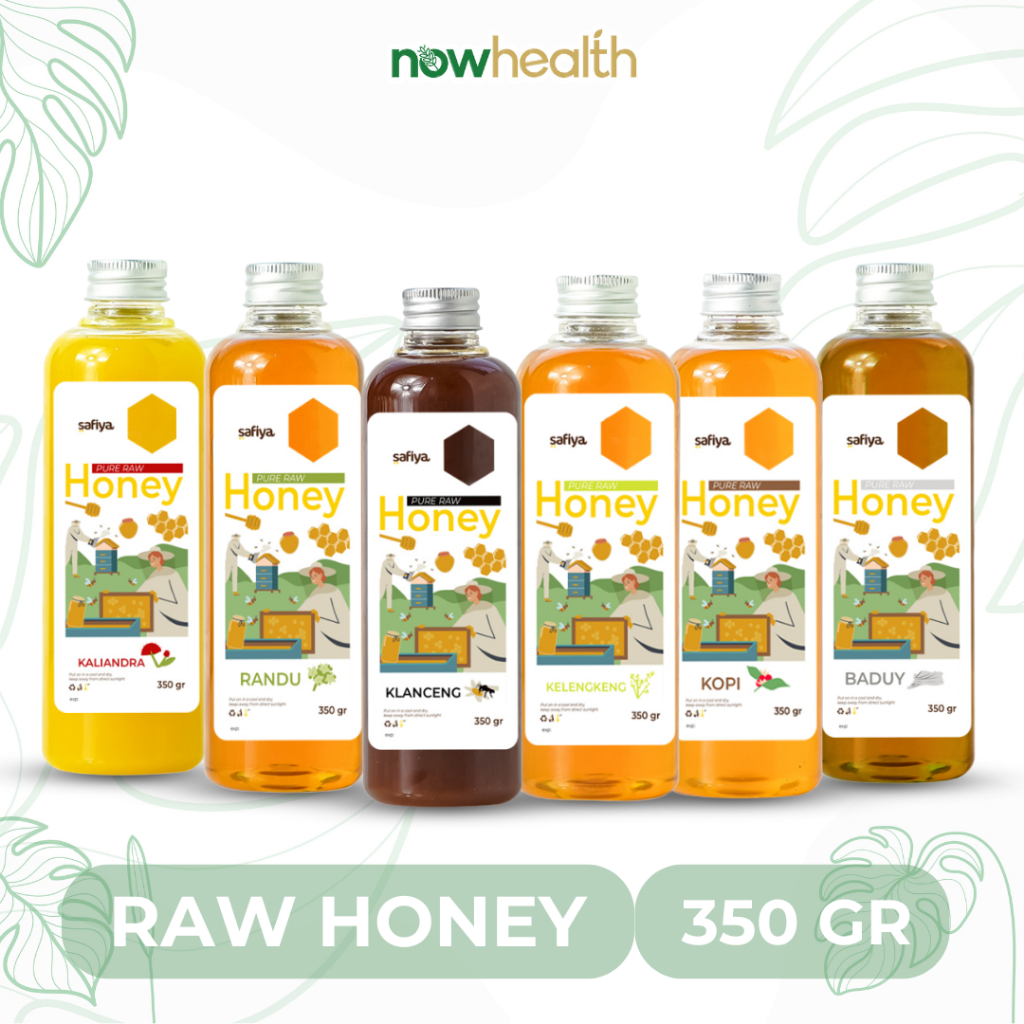 Jual Madu Murni Safiya 350 gr | Raw Honey Madu Baduy Randu Kaliandra Klanceng Kopi Asli Pure ...