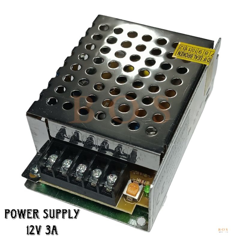 Jual POWER SUPPLY 12V 3A / POWER SUPPLY CCTV LED STRIP 12V 3A / TRAVO ...