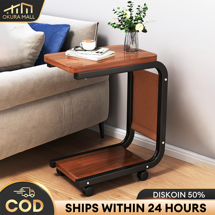 Jual Meja Kopi Meja Sudut Sofa Meja Samping Tempat Tidur Portable Meja ...