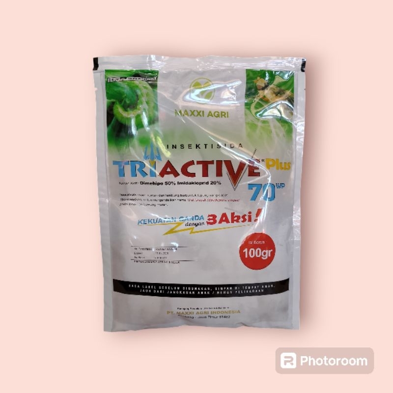 Jual Insektisida Triactive Plus 70wp kemasan 100gr | Shopee Indonesia