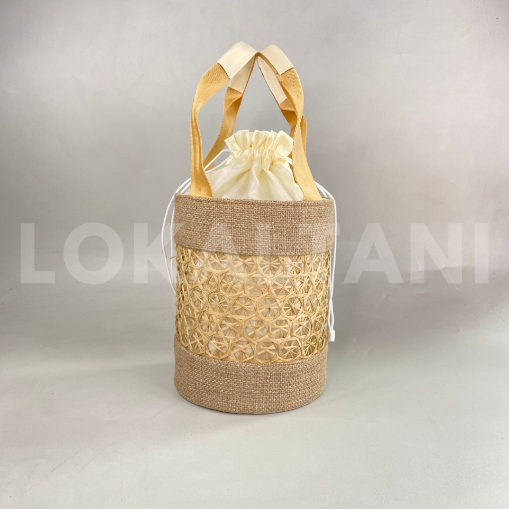 Jual Tas Goni Parcel/ Tas Keranjang Kue kering / Tas Goni/ Tas Souvenir ...