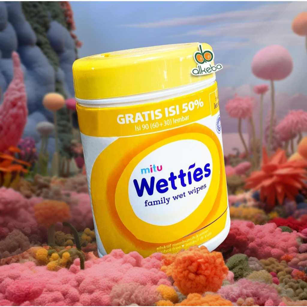 Jual Mitu Wetties 90s Tissue Botol - Tisu Basah Antiseptic Non Alkohol ...