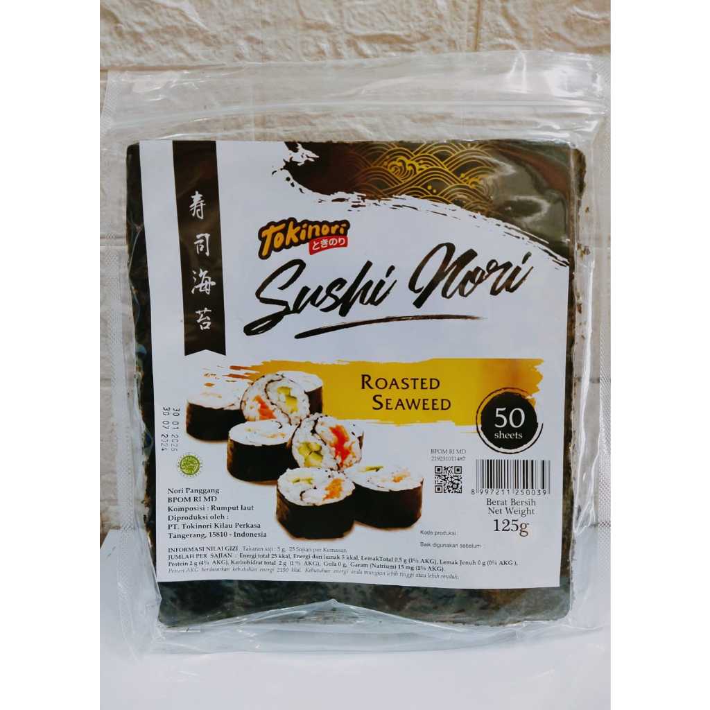 Jual TOKI NORI/SUSHI NORI 50 LEMBAR | Shopee Indonesia