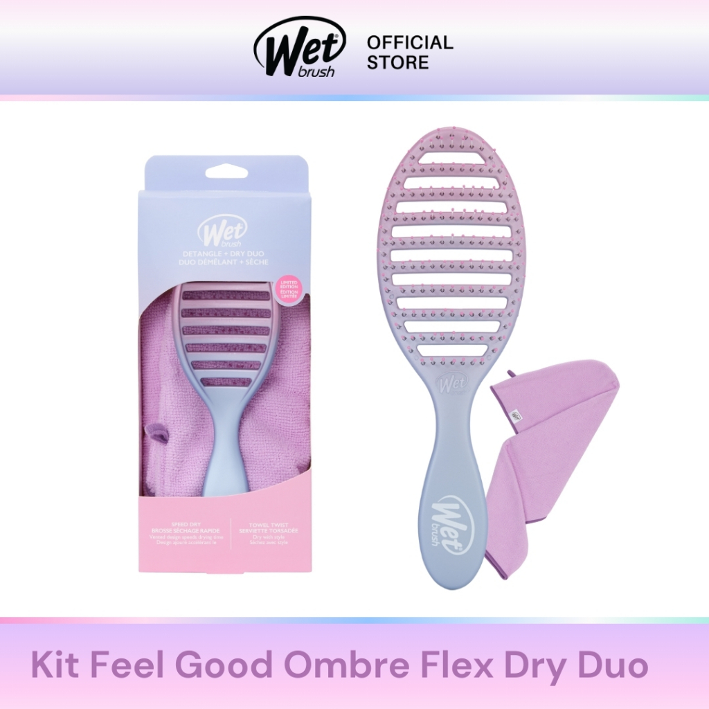 Jual The Wet Brush Kit Feel Good Ombre Flex Dry Duo | Shopee Indonesia