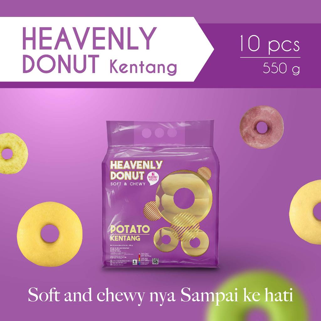 Jual Heavenly Kitchen Donat Kentang [1pack isi 10pcs] | Shopee Indonesia