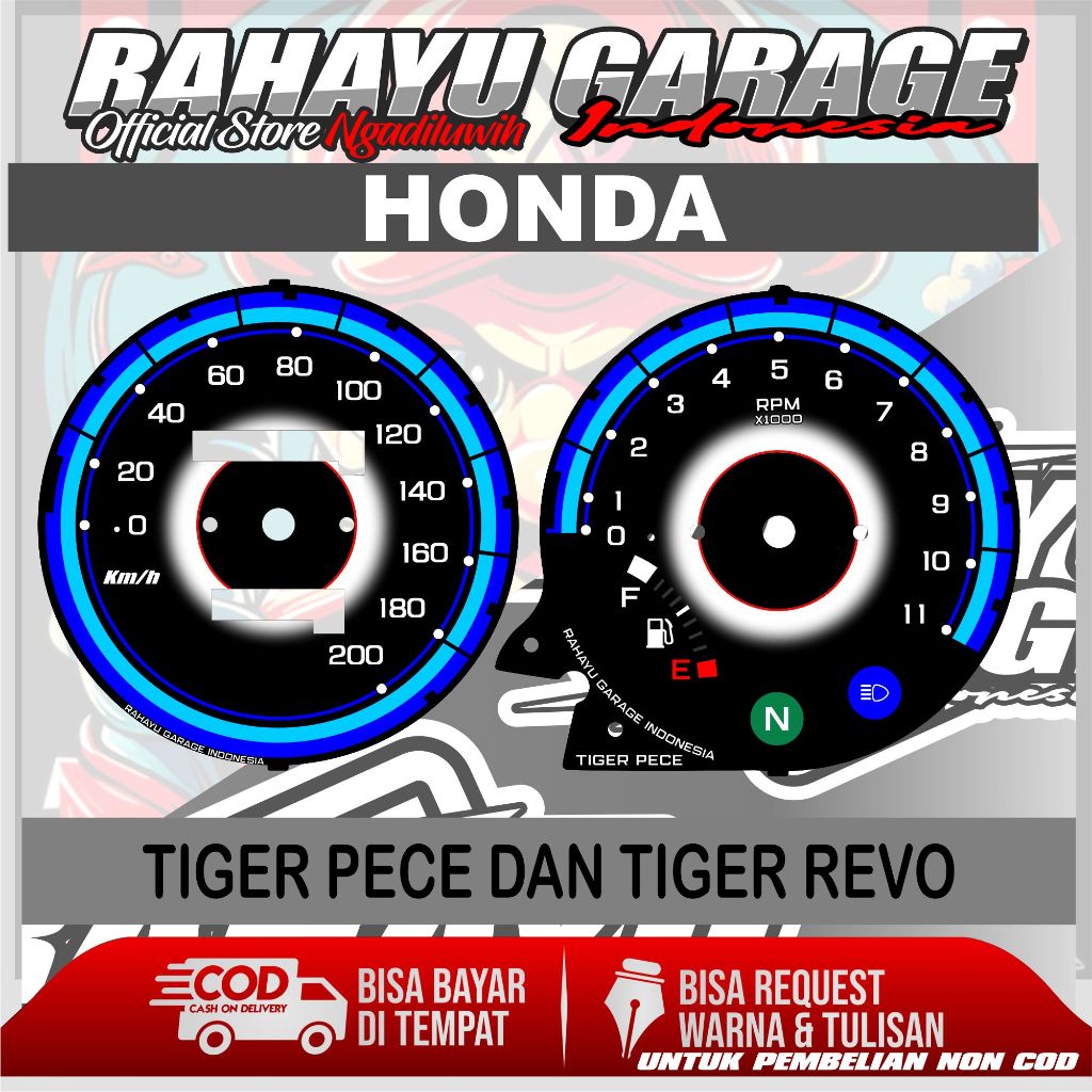 Jual PANEL SPEEDOMETER CUSTOM TIGER PECE DAN TIGER REVO | Shopee Indonesia