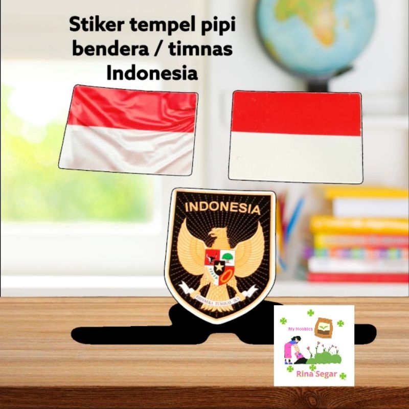 Jual Stiker Pipi Bendera Indonesia Timnas Indonesia Suporter Sepakbola ...