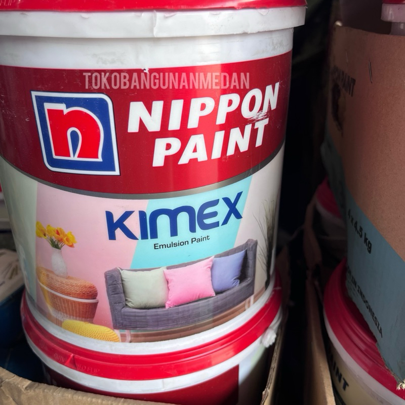 Jual Cat Tembok Dinding KIMEX by Nippon Paint 4.5 kg / Kemasan galon 5 ...