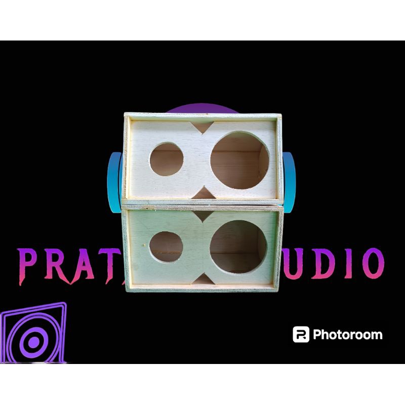 Jual BoX speaker 4 inch line array single plus Tweeter bahan triplek ...