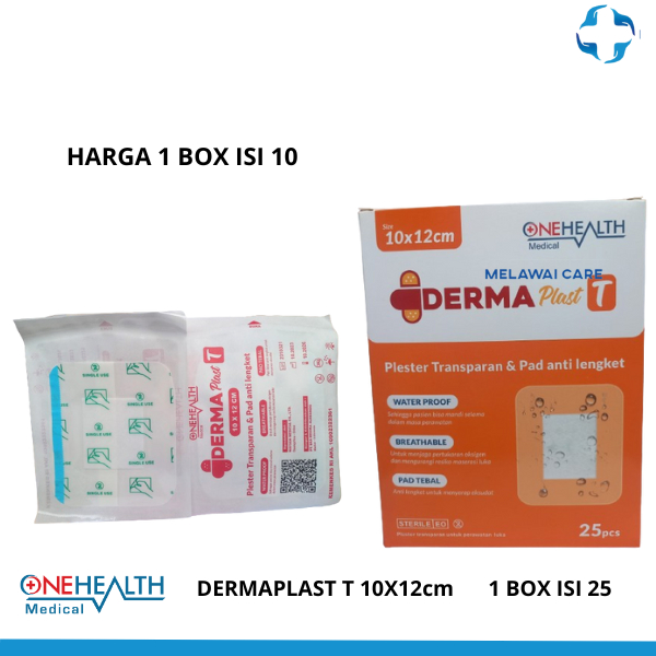 Jual Dermaplast T 10x12cm Plesterin Anti Air Penutup Luka Operasi ...