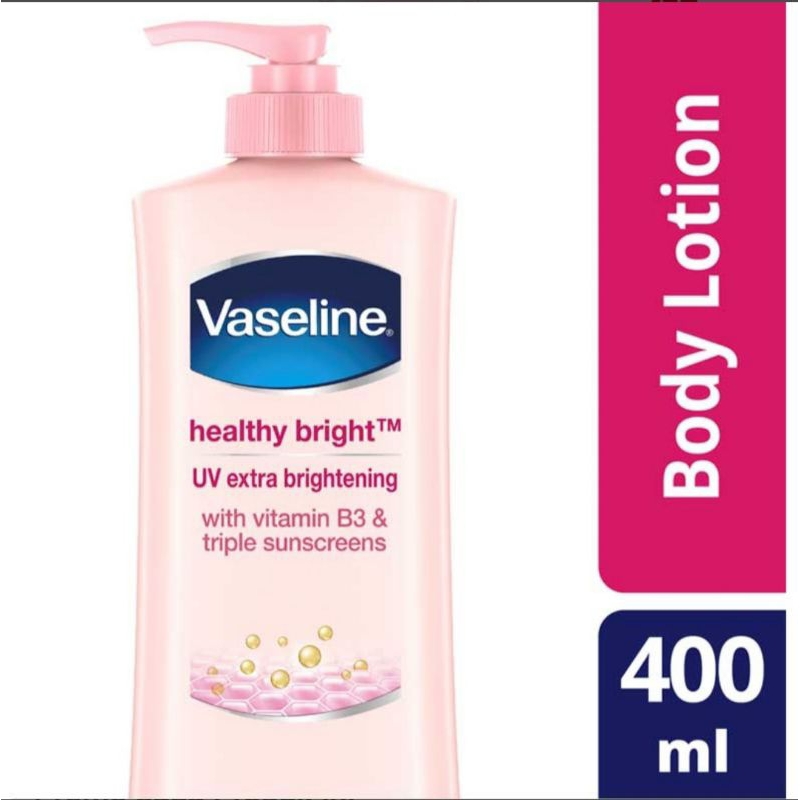 Jual Vaseline Healthy Bright Body Lotion 400 ml | Shopee Indonesia