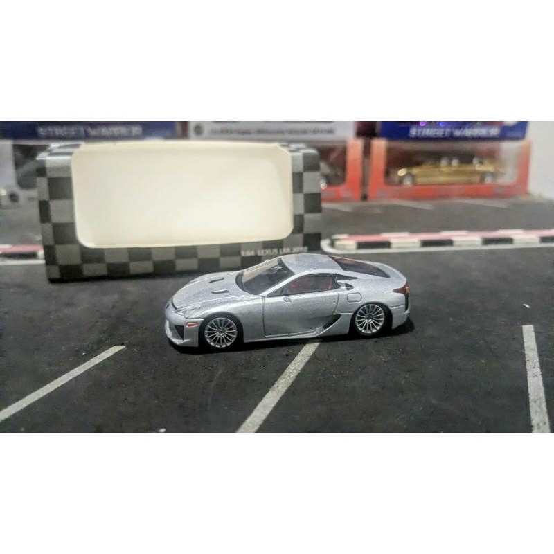 Jual Diecast DCT Diecast Team Lexus LFA Silver Swap velg Minus Spion | Shopee Indonesia
