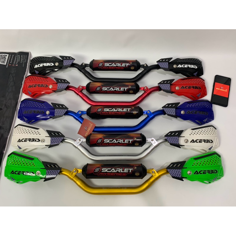 Jual Paket Stang Scarlet P888 Premium Tebal Stang 6MM + Handguard ...