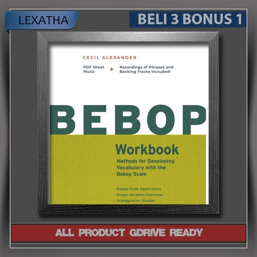 Jual PDF/MP3 Cecil Alexander - BeBop Workbook | Shopee Indonesia